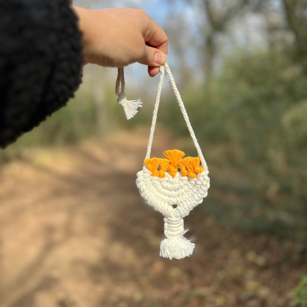 Handmade Menorah Plush – Fringe & Free