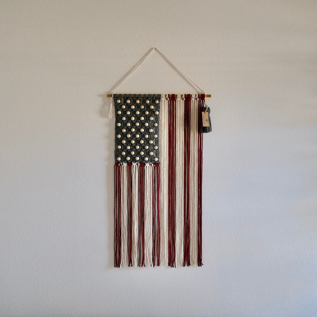 Large American Flag | Diy Garden Flag | Fringe and Free – Fringe & Free